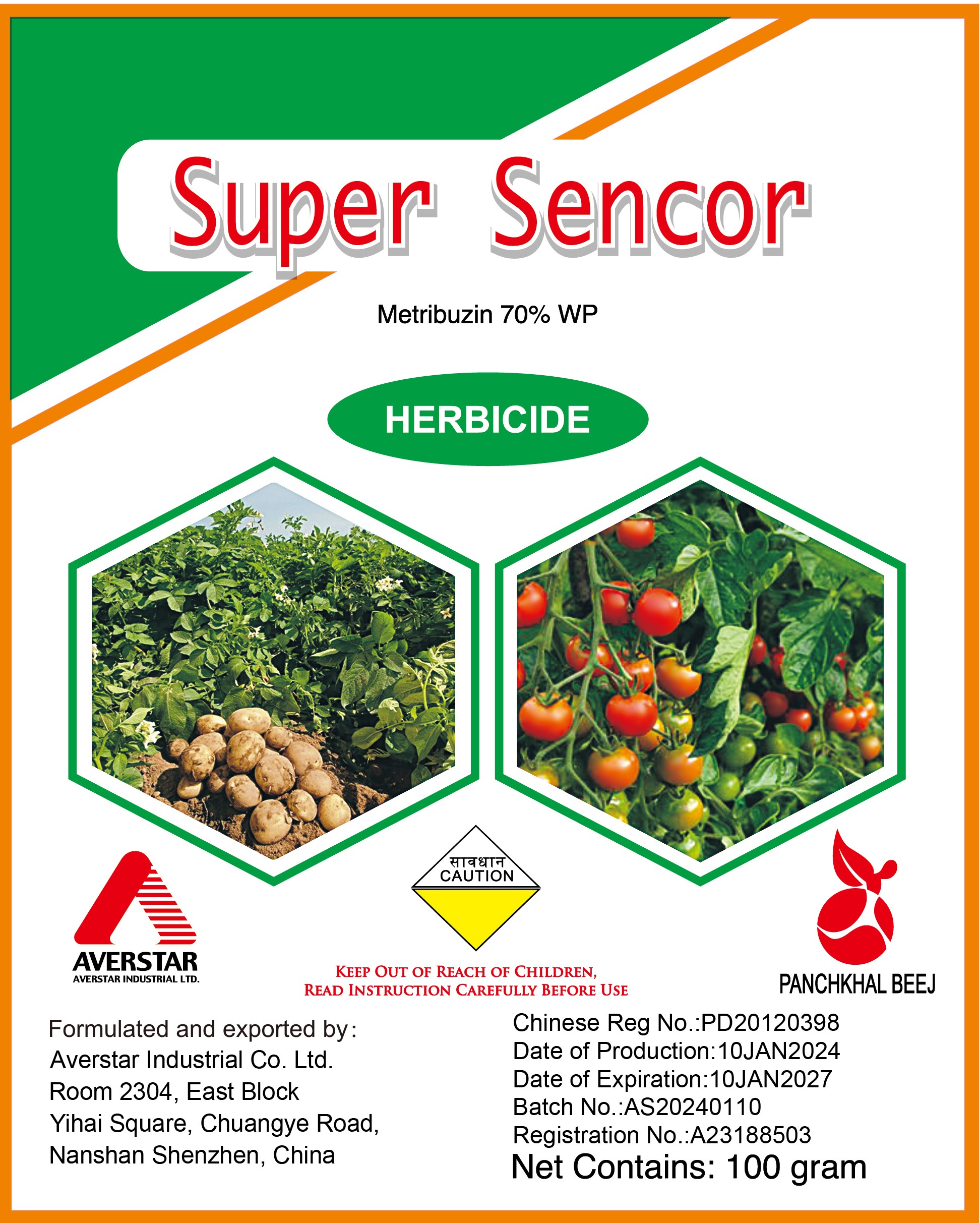 Super Sencor (Metribuzin 70% WP): Premium Weed Control for Nepali ...